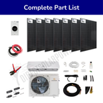 EG4 Hybrid Solar Mini Split Kit - 24k BTU AC/DC Up To 3080W — Direct ...