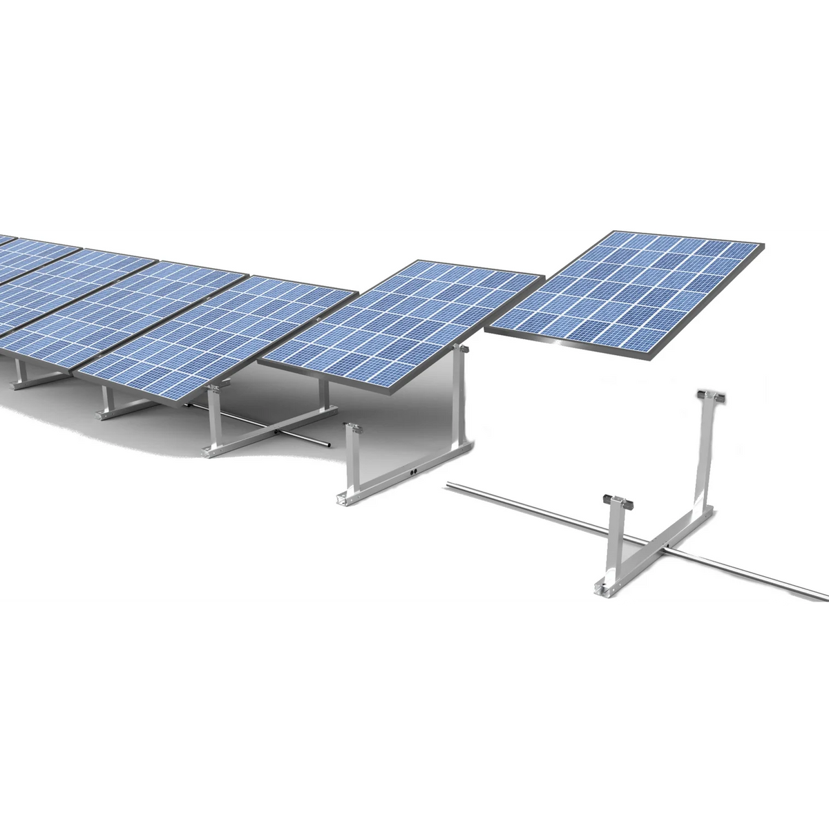 IntegraRack IR-15 Solar Panel Ground Mount | 15 Degree Angle — Direct ...