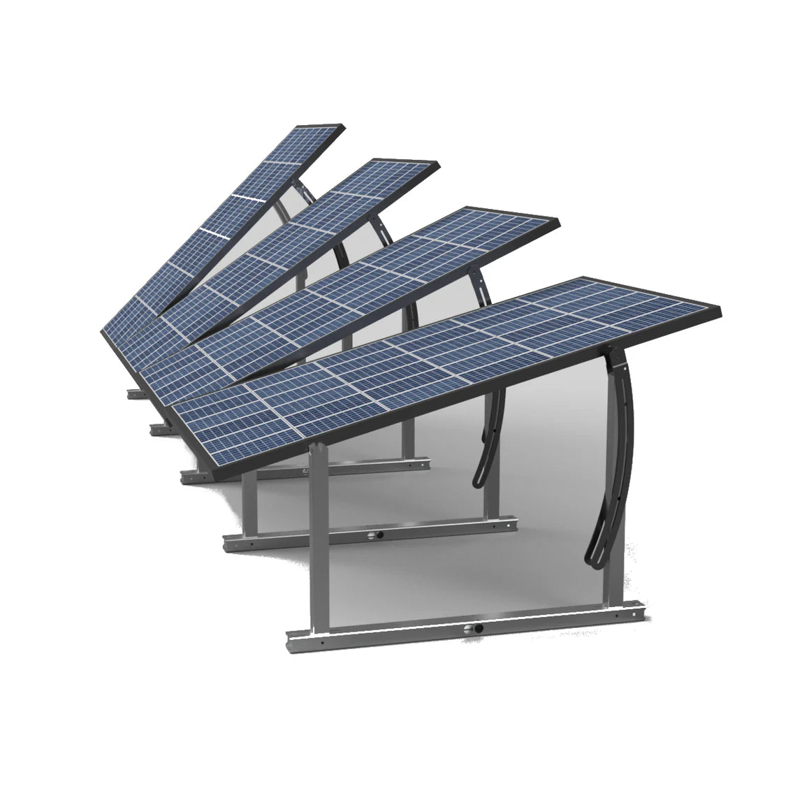 IntegraRack IR-45ASA Solar Panel Ground Mount | 45 Degree Angle ...