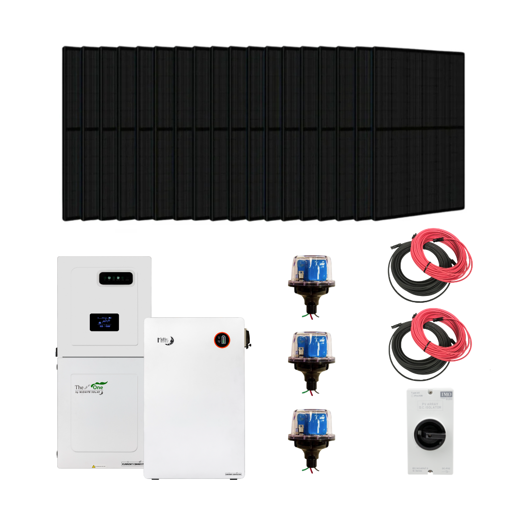 Complete Hybrid Solar Kit | Midnite Solar Inverter and Batteries | 14 ...