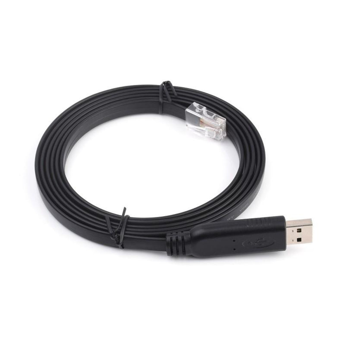 Pytes Programming Cable | USB to RJ45 (Black) — Direct Solar Power