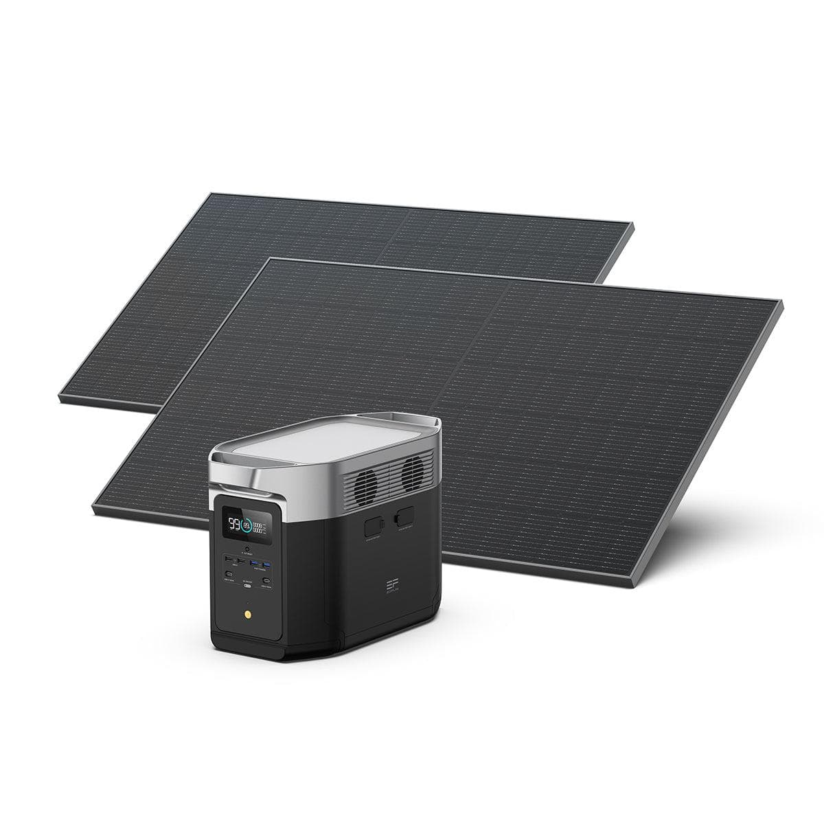 EcoFlow DELTA Max Solar Generator (Rigid PV400W*2) — Direct Solar Power